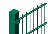 China Security 868 656 Double Welded Wire Mesh Fence 50*200mm Hole Powder Coating for sale