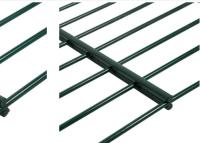 China Galvanized Bilateral Green Vinyl Coated Wire Garden Fence Ral 6005 for sale