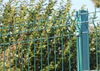 China 1.83*2.5m Square Round Post Outdoor 3D Curved Welded Wire Mesh Fence for sale
