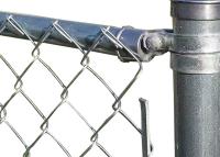 China Barbed Barbed 3.0mm Field 8 Gauge Chain Link Fence Rolls For Poultry Farm for sale