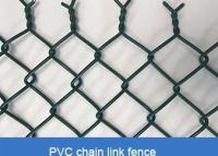 China 6ft Galvanized PVC Coated Chain Link Fence ASTM E2016 ISO9001 for sale