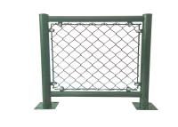 China Boundary Wall 6 Foot Galvanized Chain Link Fence EN 10244 for sale