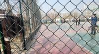 China 4.8mm Galvanized Chain Link Fence 50m Roll Diamond Hole Mesh for sale