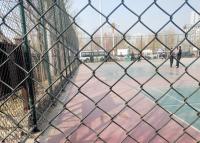 China PVC Coated Black Galvanized Chain Link Fence for Sports Fields for sale