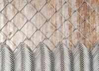 China PVC Coated Chain Link Fence 10 Gauge Galvanized Steel Security Mesh for sale
