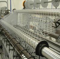 China 4.8mm Galvanized Chain Link Fence 50m Roll Diamond Hole Mesh for sale