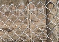China Tennis Court 10 Gauge Chain Link Fence PVC Coated Temporary ISO1461 for sale