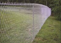 China Tennis Court 10 Gauge Chain Link Fence PVC Coated Temporary ISO1461 for sale