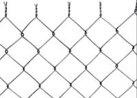 China Tennis Court 10 Gauge Chain Link Fence PVC Coated Temporary ISO1461 for sale