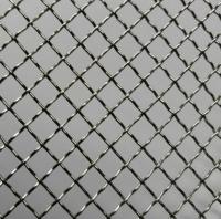 China Architectural Stainless Steel 1mm 2mm Crimped Woven Wire Mesh for Railing Crimped Mesh Fencing for sale