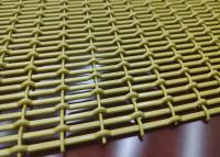 China Architectural Flat Crimped Woven Wire Mesh 310S 2205 Decorative Wire Grille Panels for sale