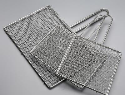 China Stainless Steel BBQ Crimped Wire Mesh 304 316 430 Food Grade for sale