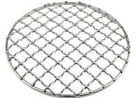 China Disposable Picnic Cooking BBQ Grill Grates Wire Mesh Round Crimped for sale