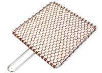China Stainless Steel 316 BBQ Grill Mesh Basket for Roasting Fish for sale