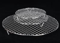 China Non Stick Stainless Steel BBQ Grill Mesh 20 Inch Round Grill Grate for sale