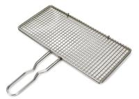 China Non Stick Stainless Steel BBQ Grill Mesh 20 Inch Round Grill Grate for sale
