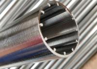 China ISO9002 Velp Wedge Wire Cylinder Vee Wire Filter Screen 6M Length for sale