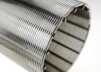China Inconel Inckel Slotted Wedge Wire Filter Screen 600mm OD For Construction for sale