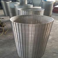 China 0.2 0.3 0.5 0.75mm Slot Wedge Wire Filter 304 Ss for sale