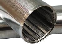 China 4-10mm V Shaped Wedge Wire Screens Cylinder 25 Micron Slot for sale