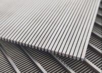 China 316 Stainless Steel Wedge Wire Screen 100 Micron Slot Flange for sale