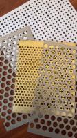 China Aluminum Perforated Sheet Metal for Decorative Ceiling Black Green Golden for sale