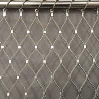 China Architectural Thickness 2mm Wire Rope Mesh Stainless Steel 316 for sale