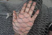 China Black Oxidation Stainless Steel Wire Rope Mesh 50x50mm for sale