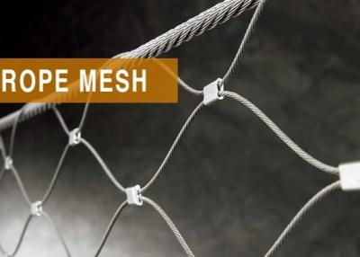 China 316L Stainless Steel Rope Wire Mesh 2x2 3x3 Hand Woven for sale