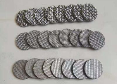 China Stainless Steel Sintered Mesh Filter 0.5um 5um 20um Pore Size for sale