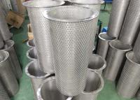 China Stainless Steel 316 Perforated Metal Mesh Filter Tube 20mm-2000mm for sale