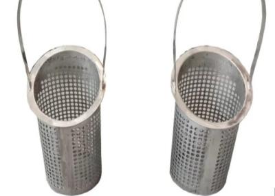 China Custom Stainless Steel Perforated Filter Tube with Handle for sale