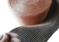 China 40mm 80mm SS Filter Mesh Woven Flat Knitted Wire Mesh Filter ISO9002 for sale