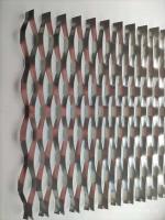 China Outdoor Diamond Hole Expanded Metal Mesh Decorative Wall Cladding Aluminum Wire for sale
