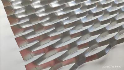 China Outdoor Diamond Hole Expanded Metal Mesh Decorative Wall Cladding Aluminum Wire for sale