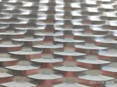 China Big Diamond Hole Expanded Metal Mesh Powder Coated 1.5x3m for sale