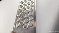 China Galvanized Steel Roof Safety Walkway Grating with Round Holes for sale