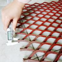 China Fencing Raised Expanded Metal Diamond Mesh Carbon Steel 3.14lbs Grating Grid for sale
