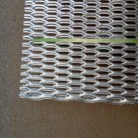 China Fencing Raised Expanded Metal Diamond Mesh Carbon Steel 3.14lbs Grating Grid for sale
