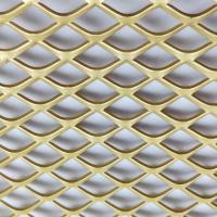 China Decorative Aluminum 2mm Expanded Metal Mesh For Ceiling And Curtain Wall for sale