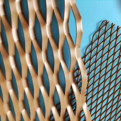 China Anodized Aluminum Expanded Metal Mesh for Suspended Ceiling for sale