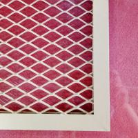 China Wall Cladding Expanded Metal Mesh Pvdf Powder Coating Aluminum For Facade Ceiling Metallic for sale