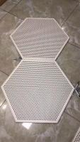 China Galvanized Square Hole Perforated Metal Mesh Sheet 0.8mm Thickness for sale