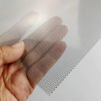 China Stainless Steel 304 0.5 Mm Perforated Sheet Micro Round Hole Metal Grill Filter Screen for sale