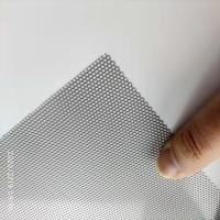 China Stainless Steel 304 0.5 Mm Perforated Sheet Micro Round Hole Metal Grill Filter Screen for sale