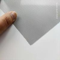 China Stainless Steel 304 0.5 Mm Perforated Sheet Micro Round Hole Metal Grill Filter Screen for sale