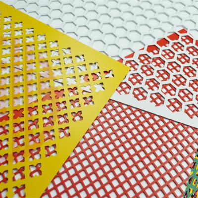China Galvanized Square Hole Perforated Metal Mesh Sheet 0.8mm Thickness for sale