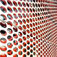 China 20 Gauge Round Hole Perforated Metal Mesh Sheet for Balcony for sale