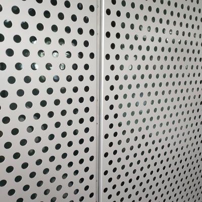 China 20 Gauge Round Hole Perforated Metal Mesh Sheet for Balcony for sale