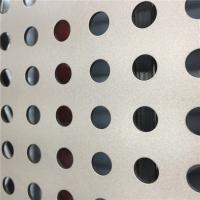China PVC Coated Aluminum Perforated Metal Sheet for Interior Decoration for sale